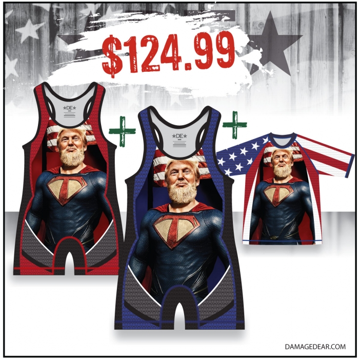 Superhero Wrestling Singlets