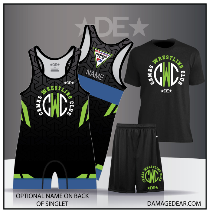 Camas Wrestling Club Singlet Package
